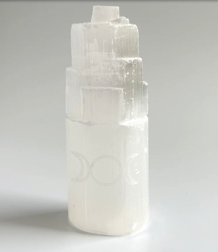 Selenite Moon Goddess Kit~ Selenite Crystal Kit – Pranava Spiritual Shop